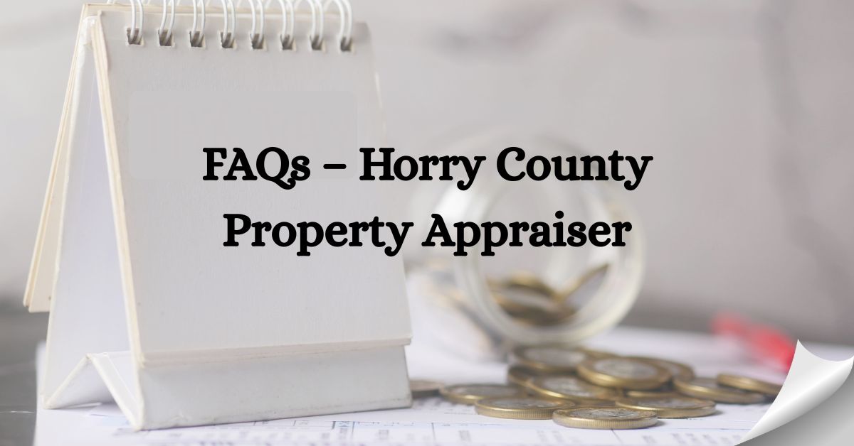 FAQs – Horry County Property Appraiser